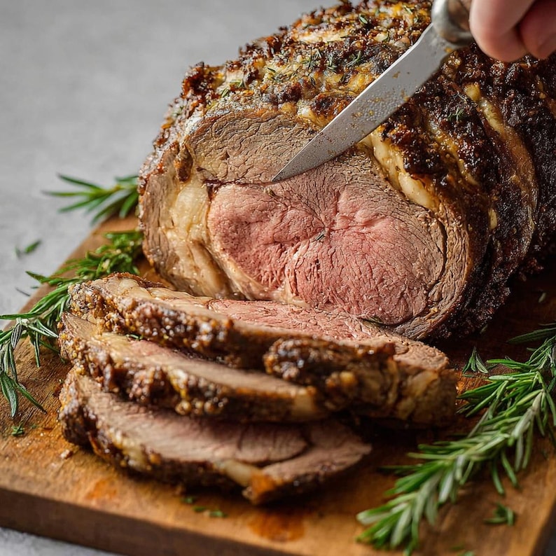 EASY RECIPE for Herb Crusted Ribeye Roast Recipe | Holiday Prime Rib ...