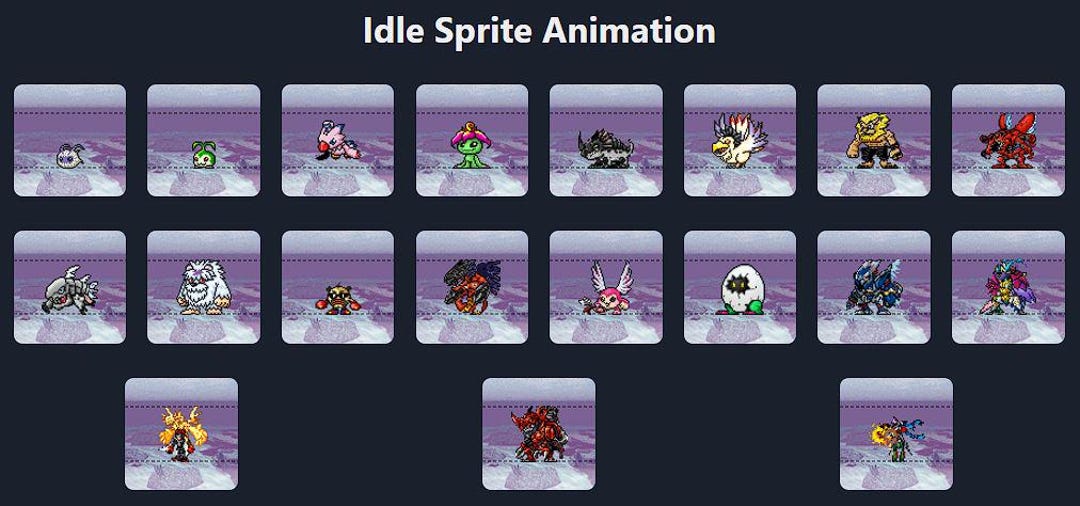 Digimon Color V4 Mod 3D Sprites - Etsy