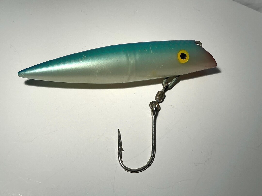 Vintage Lyman Fishing Plug Lure: Rare Canadian Collectible, Blue ...