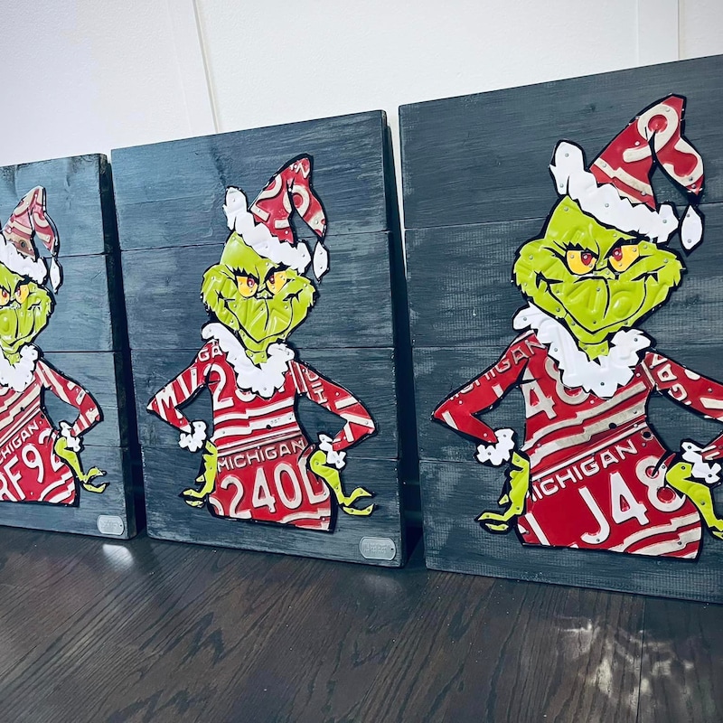 Grinch Plate - Etsy