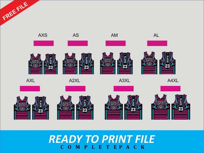 Tribal Basketball Jersey Sewing Patterns and Design - Editable Vector ...