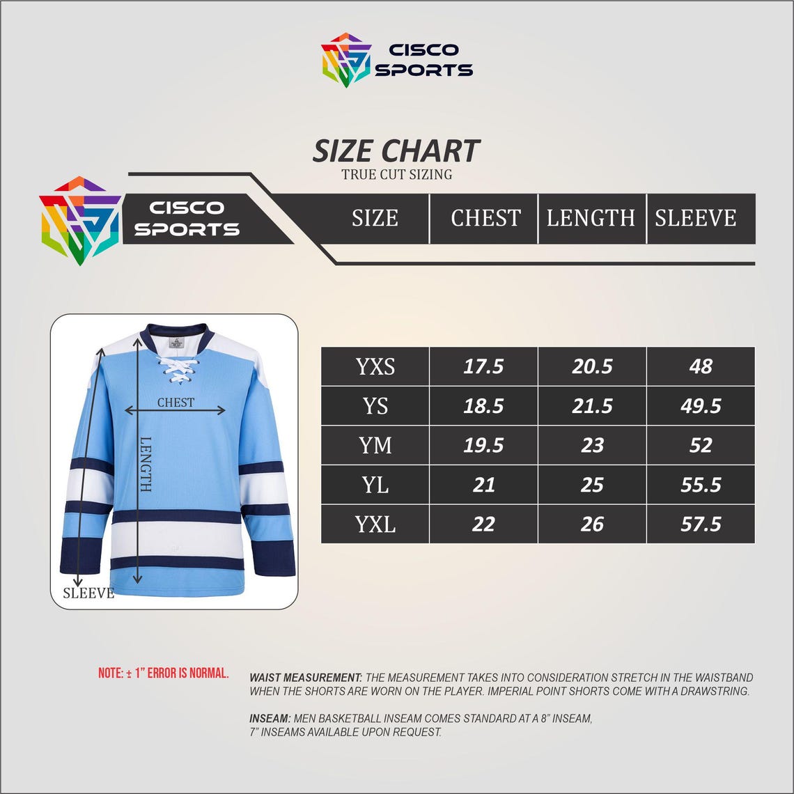 Youth Ice Hockey Jersey Sewing Pattern | Sports Team Uniform Template ...