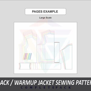 Track Jacket Sewing Pattern | Warmup Jacket PDF | Men's XS–4XL - Etsy