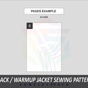 Track Jacket Sewing Pattern | Warmup Jacket PDF | Men's XS–4XL - Etsy