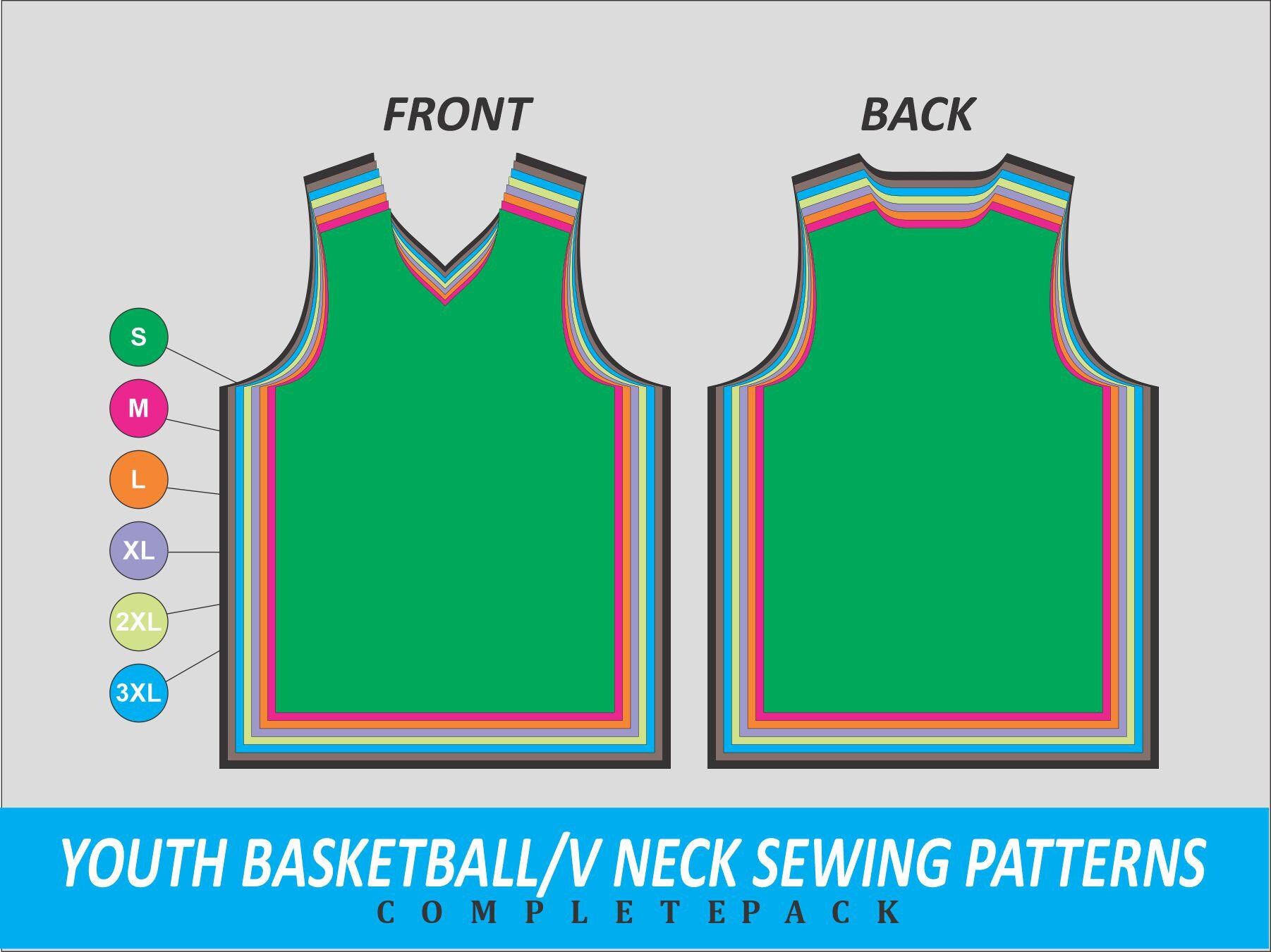 Tribal Basketball Jersey Sewing Patterns and Design - Editable Vector ...