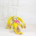 Tiny Bunny Felt Yellow Bunny Pocket Toy Best Friend for - Etsy