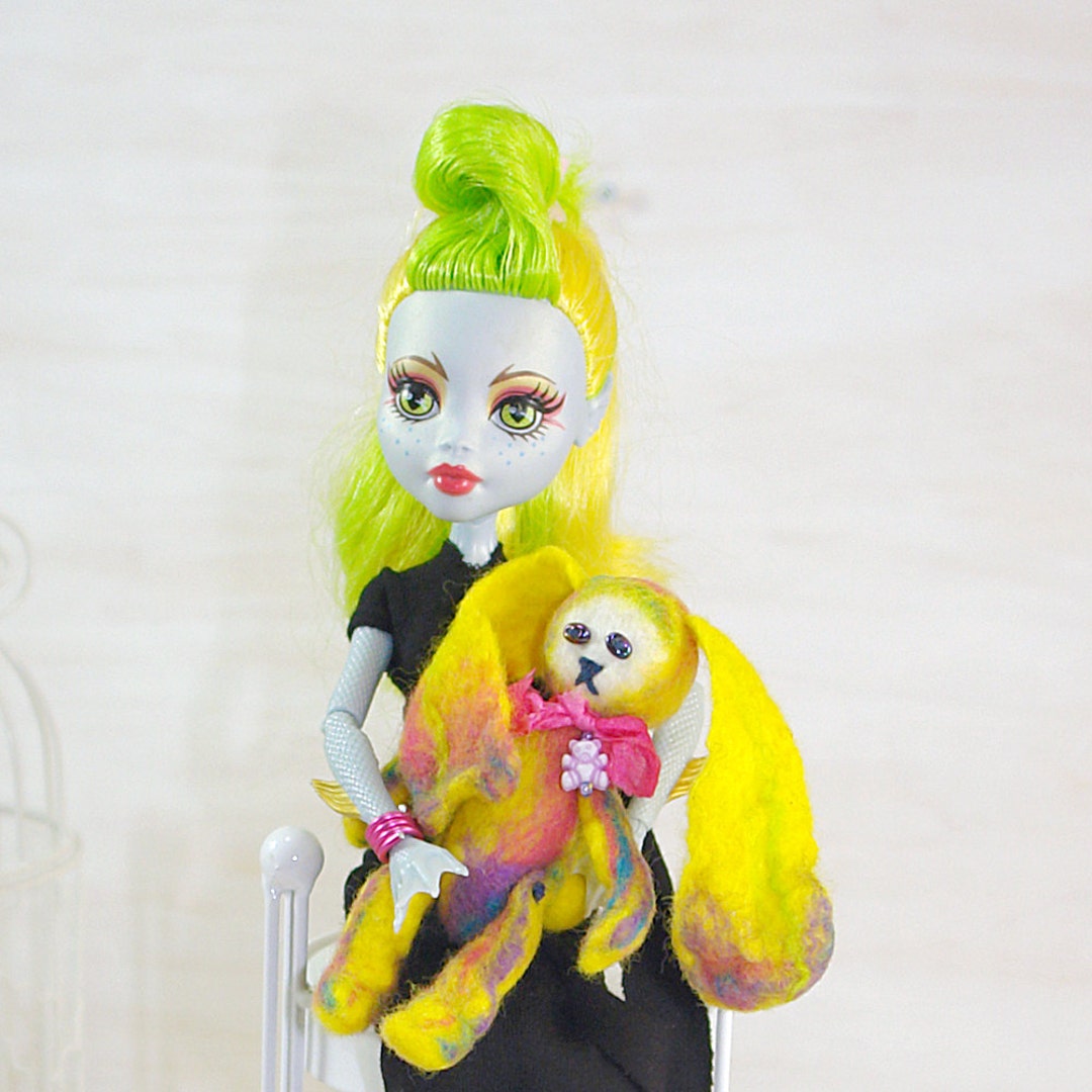 Tiny Bunny Felt Yellow Bunny Pocket Toy Best Friend for - Etsy