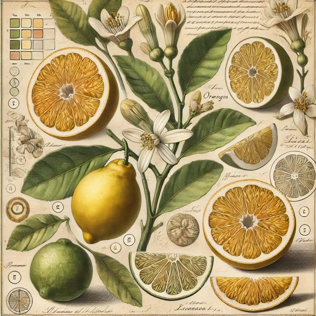 Vintage Botanical Illustration | Floral Digital Print | Antique Flower ...