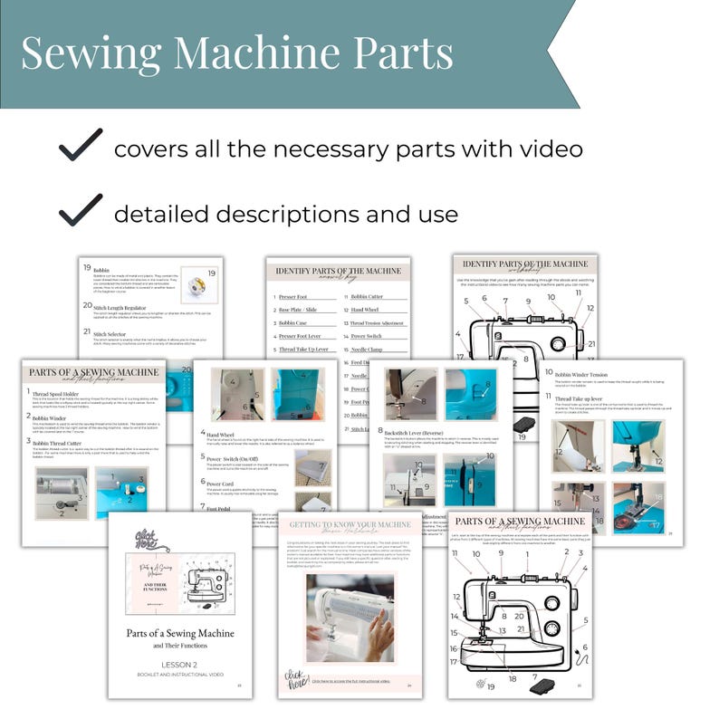 Sewing Machine Lessons for Absolute Beginners - Etsy