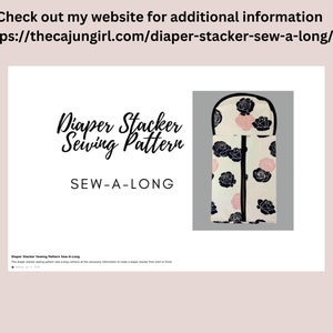 Diaper Stacker Sewing Pattern, Nappy Stacker, Digital Download PDF - Etsy