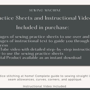 Sewing Machine Practice Sheets - Etsy