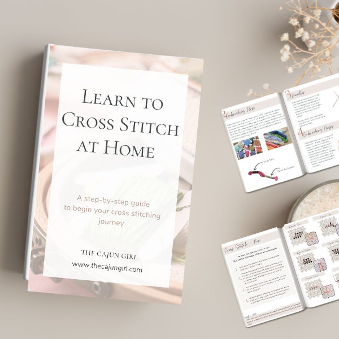 How to Cross Stitch - Ultimate Guide - Ebook - Etsy