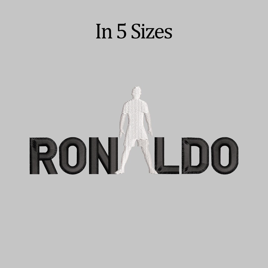 Cristiano Ronaldo Embroidery Design, Soccer Embroidery, Football Star ...