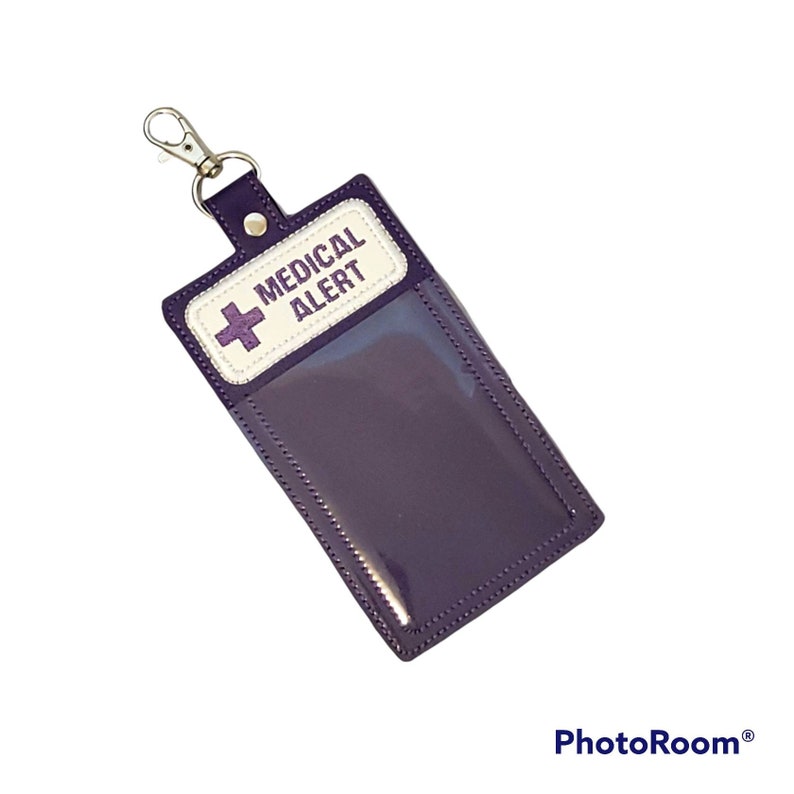 Oversize Medical ID Tag: Seizure/allergy Alert Card - Etsy
