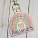 Oversize Tag Rainbow With Heart Tag Name Personalized - Etsy