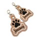 Paw Print and Bone With Name Tag Personalized You Pick the Colors Dog ...