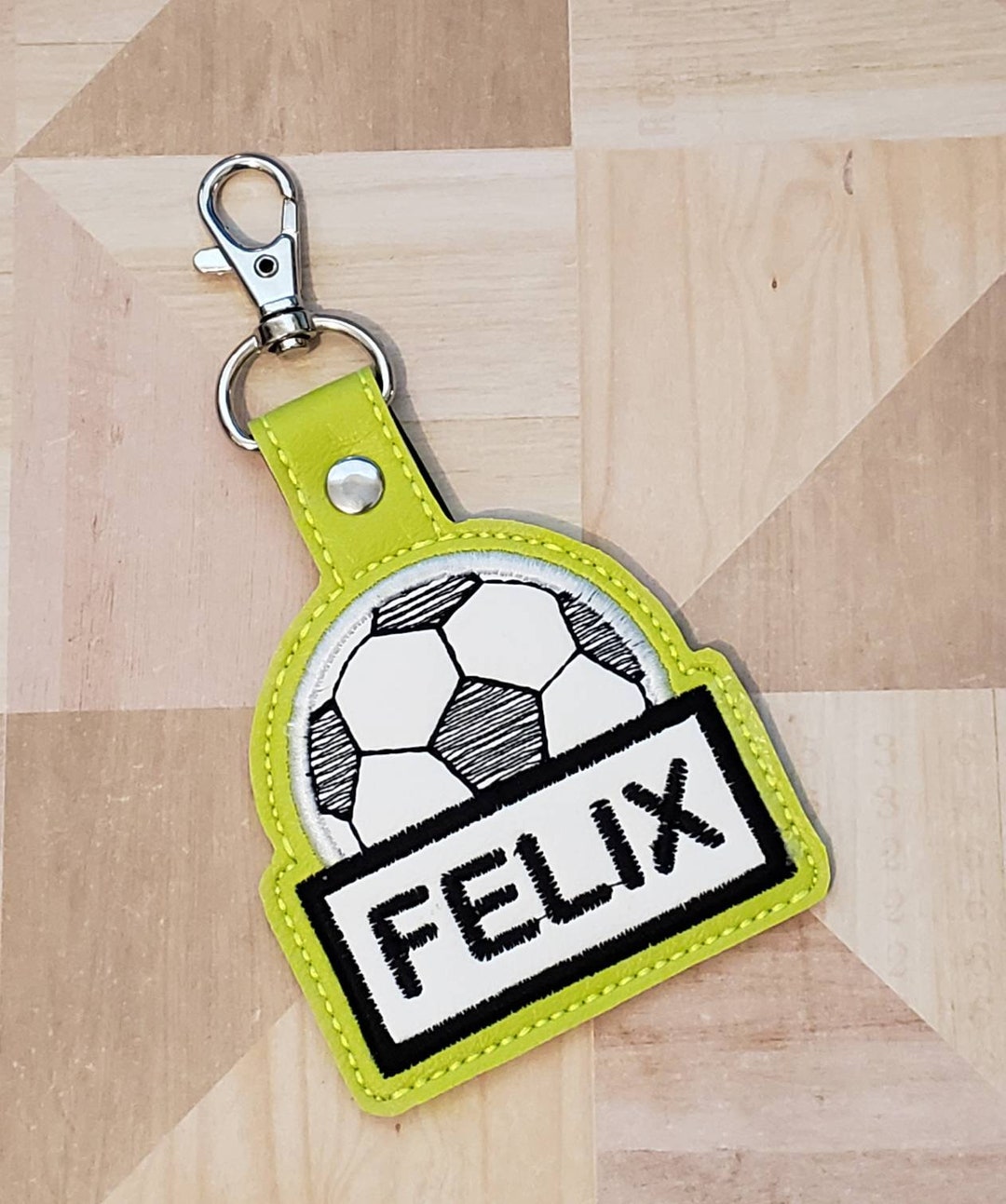 Soccer Tag With Name Embroidered - Soccer Sport Tag - Tag With ...