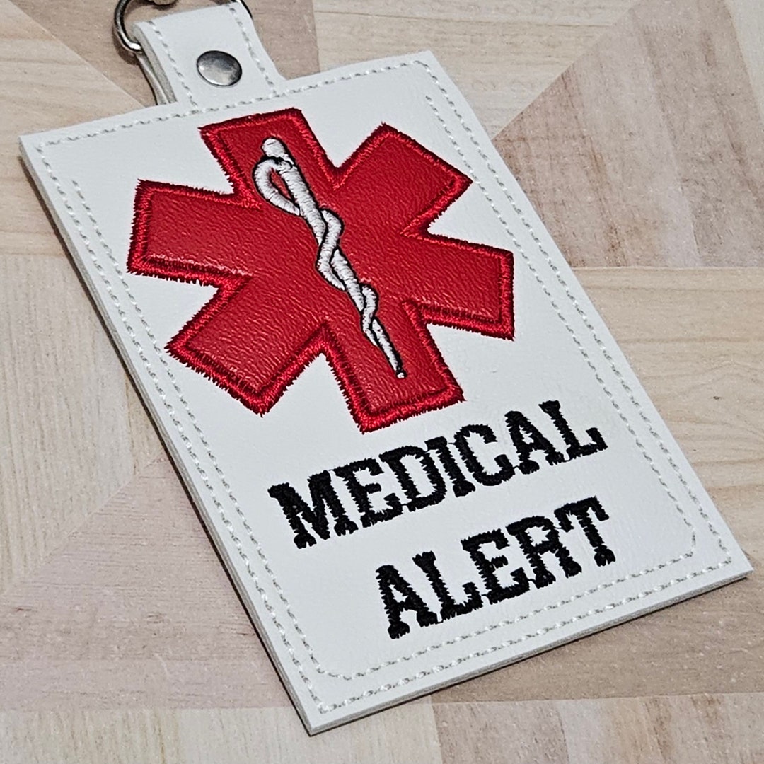 Personalized Medical Alert Tag: Star of Life, Traveler ID - Custom ...