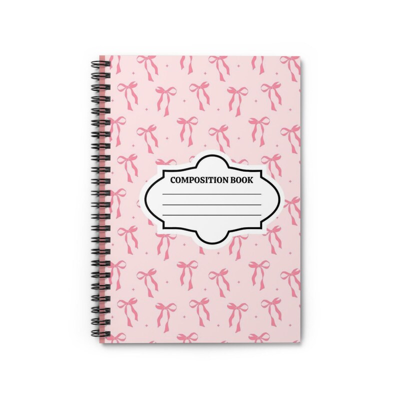 Aesthetic Pink Notebook - Etsy