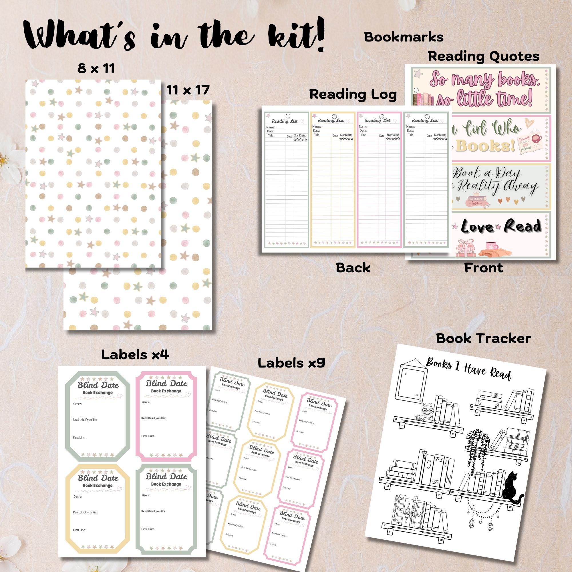 Blind Date With a Book Printable Kit: Teen & YA Book Exchange (PDF) - Etsy