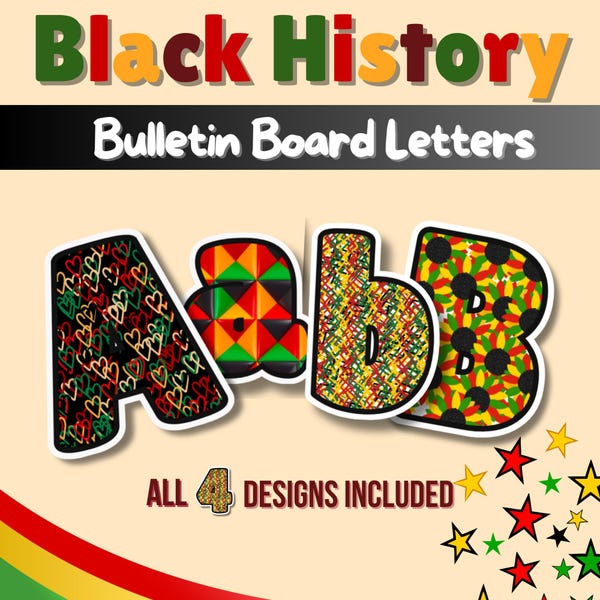 Black History Alphabet - Etsy