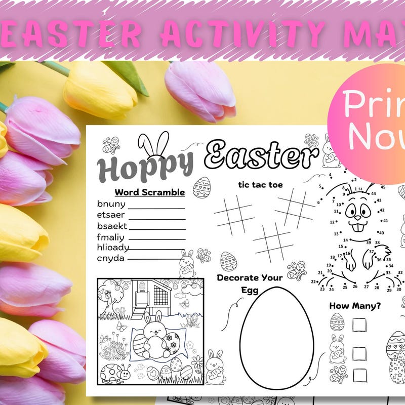 Easter Placemats - Etsy
