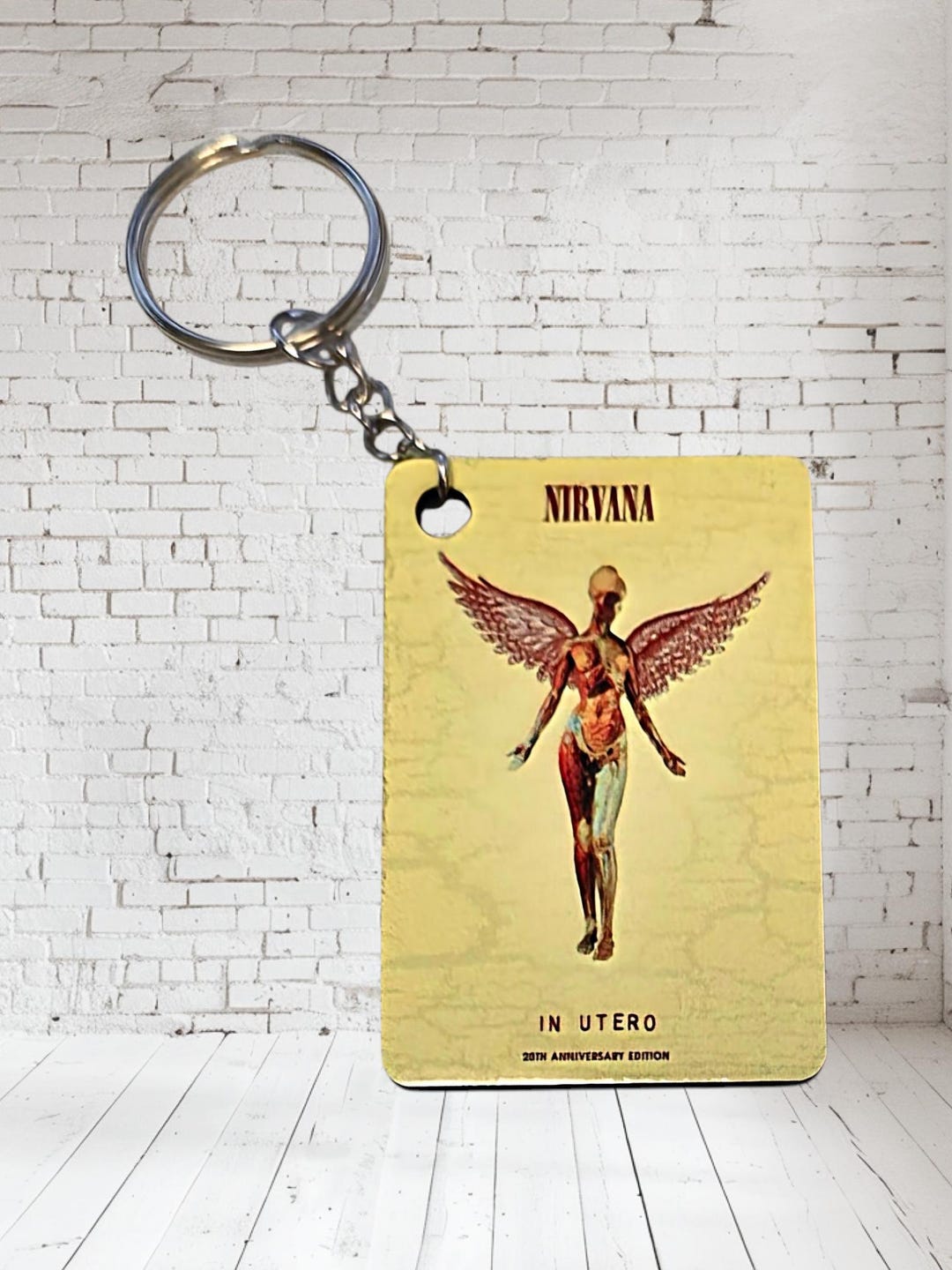Nirvana Concert and Album Cover MDF Keychains With Free Shipping. Many to Choose From. Kurt ...