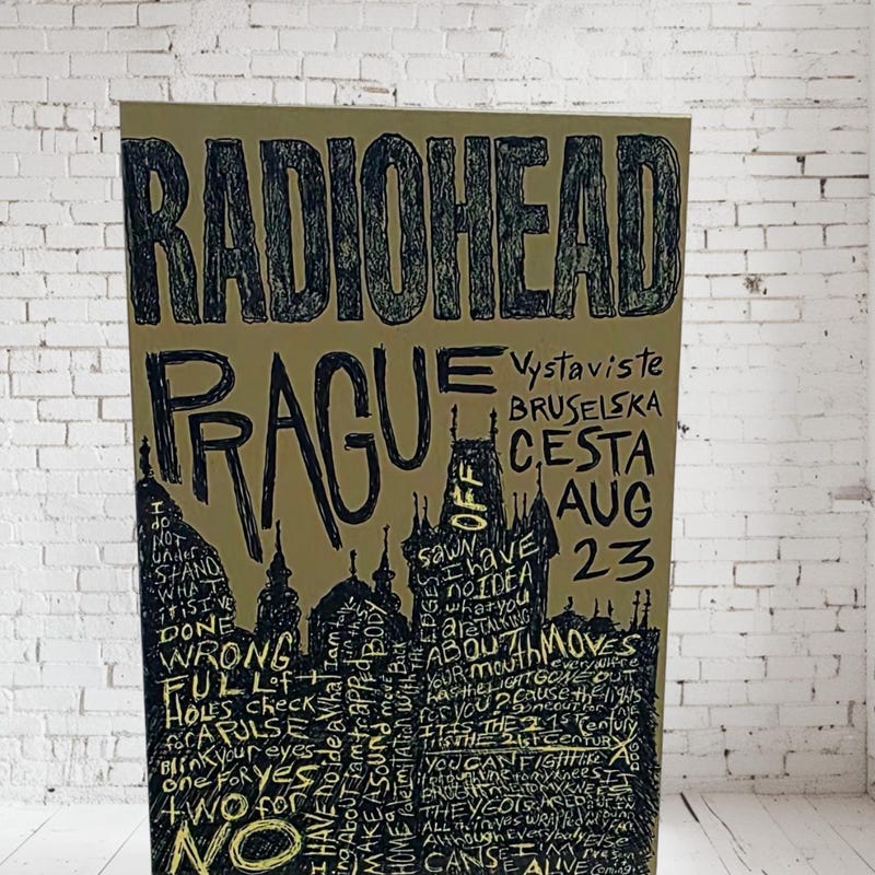 Radiohead Poster - Etsy