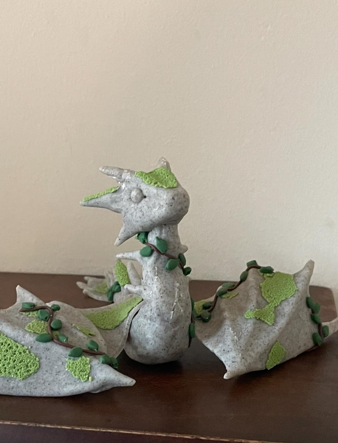 Custom Polymer Clay Dragon Sculpture - Etsy