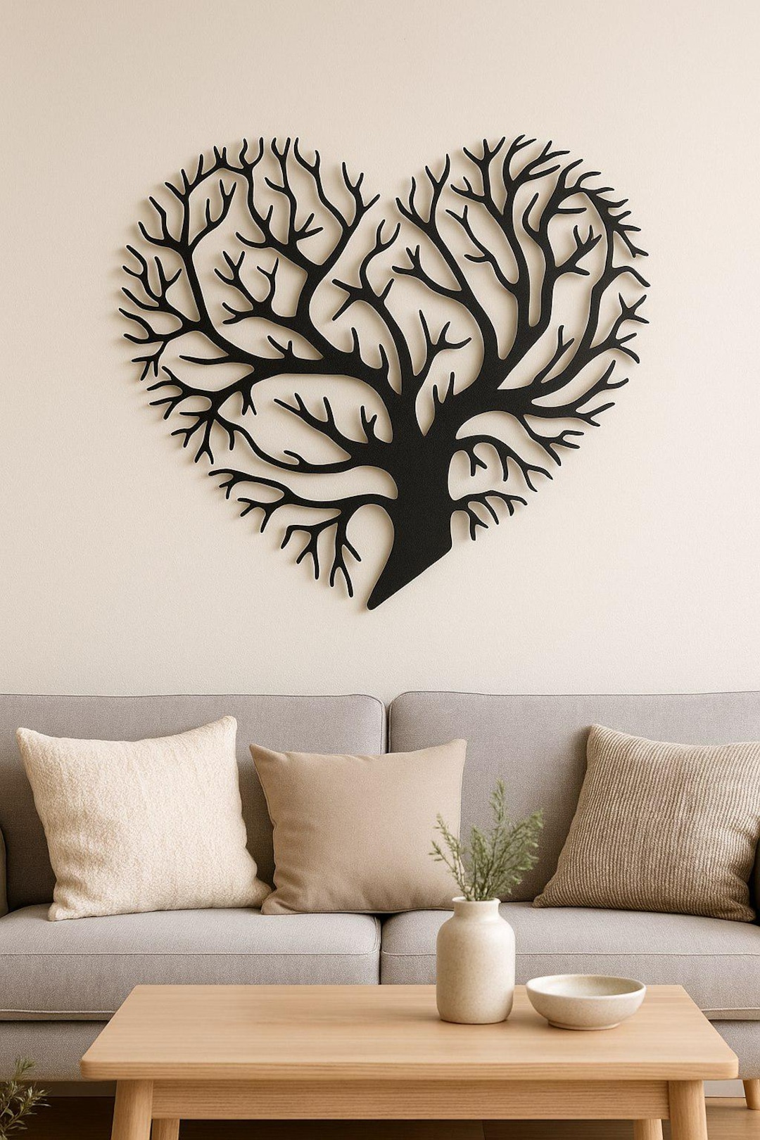 Metal Tree Wall Art, Metal Wall Decor, Large Tree Wall Art, Metal Tree ...