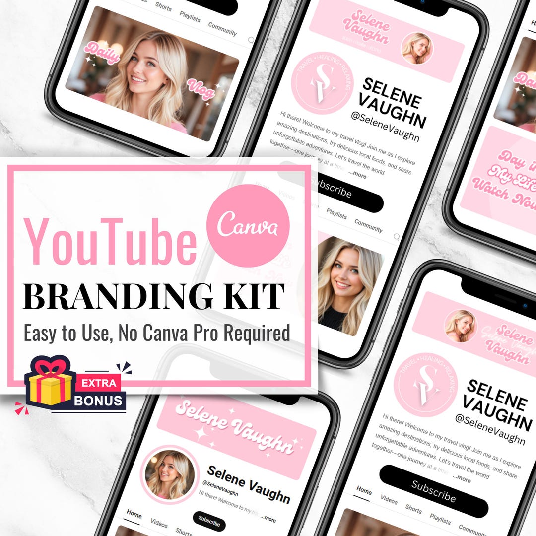 Youtube Branding Kit - Youtube Banner, Intro and Outro Designs ...