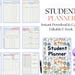 Student Planner | Academic Organizer & Study Tracker | Assignment, Exam ...