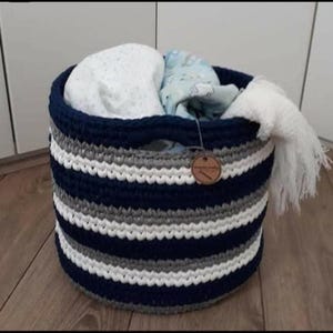 Crochet Handy Basket Pattern & Tutorial | Nesting Basket | Digital PDF ...