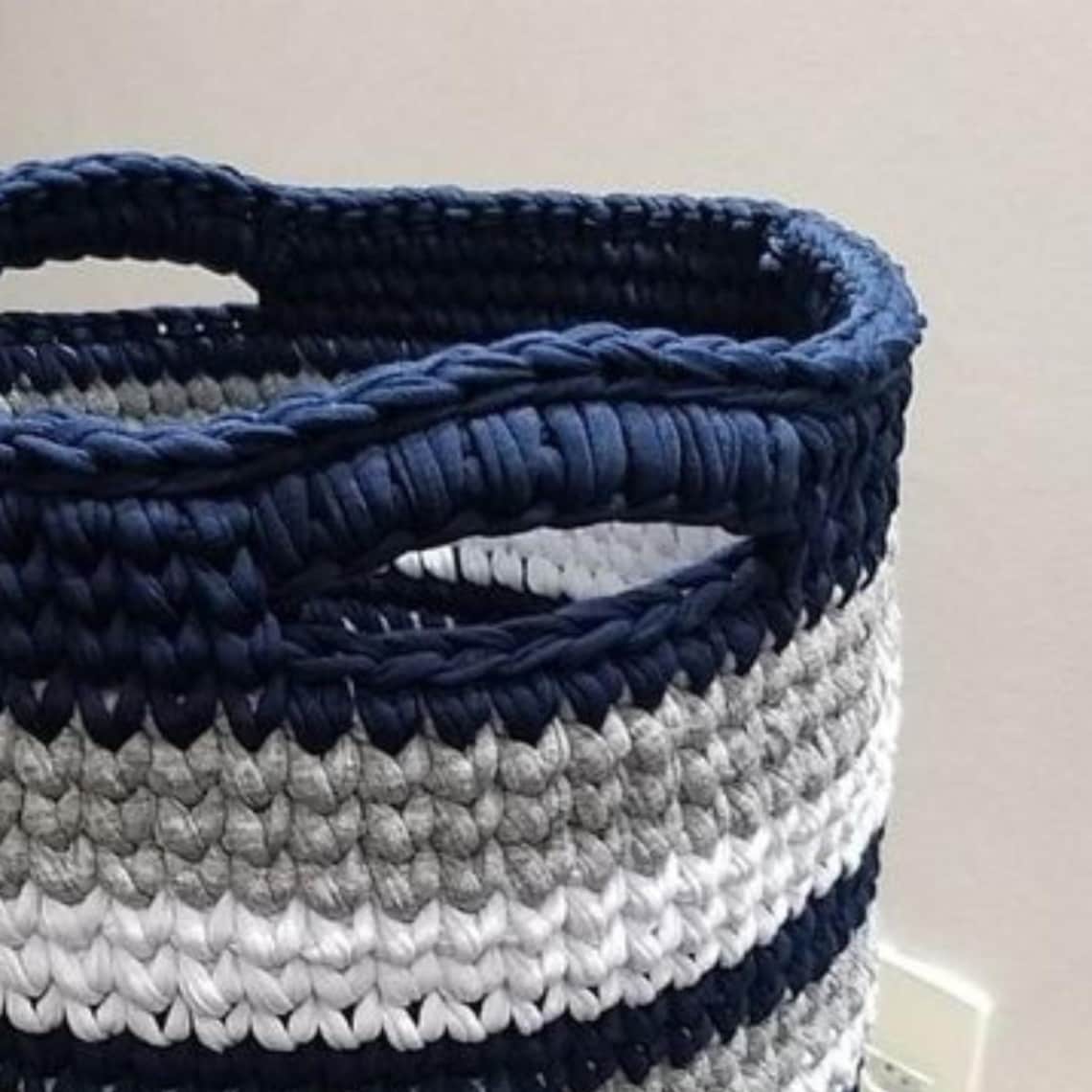 Crochet Handy Basket Pattern & Tutorial | Nesting Basket | Digital PDF ...