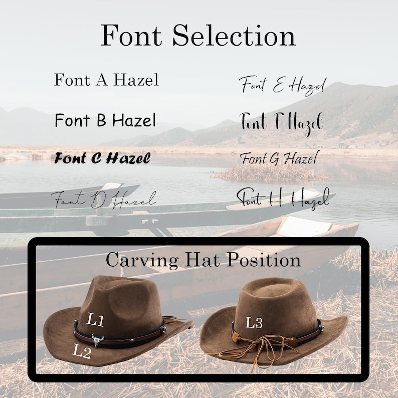 Personalized Burnt Cowboy Hats, Suede Hats, Custom Wide-brimmed Cowboy ...