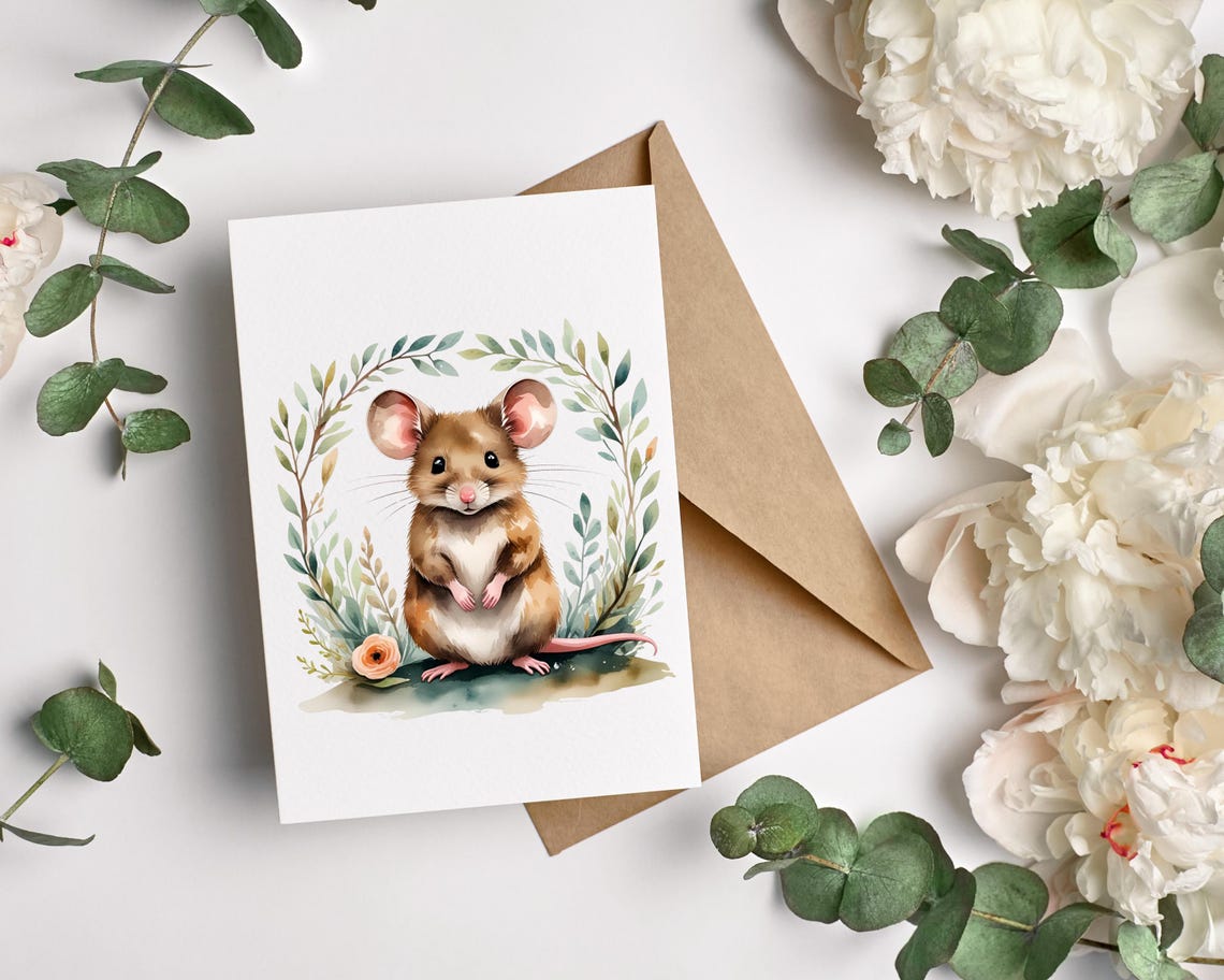 Boho Woodland Animals Clipart, 11 Cute Forest Creatures, PNG Bundle for ...