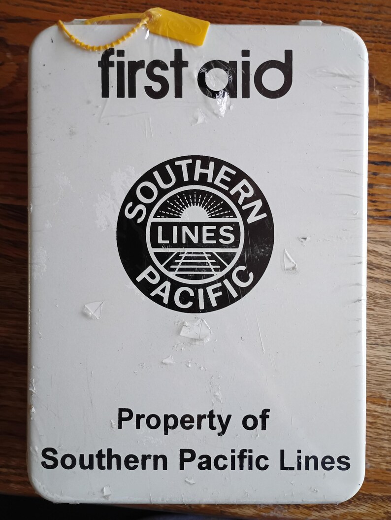 Vintage Southern Pacific Railroad First Aid Kit Unopened - Etsy