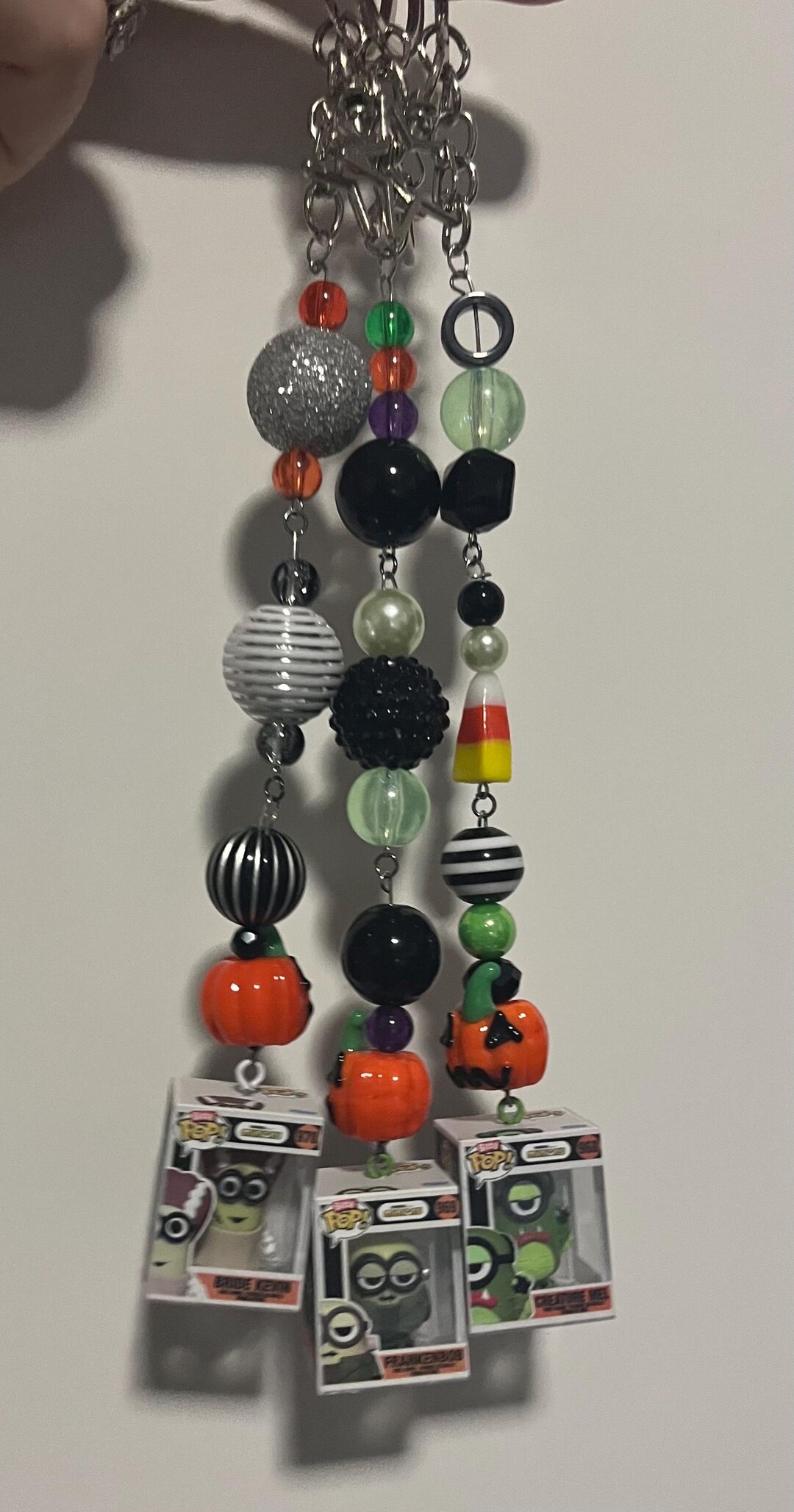 Halloween Minion Funko Bitty Bop Backpack Keychain Charms - Etsy