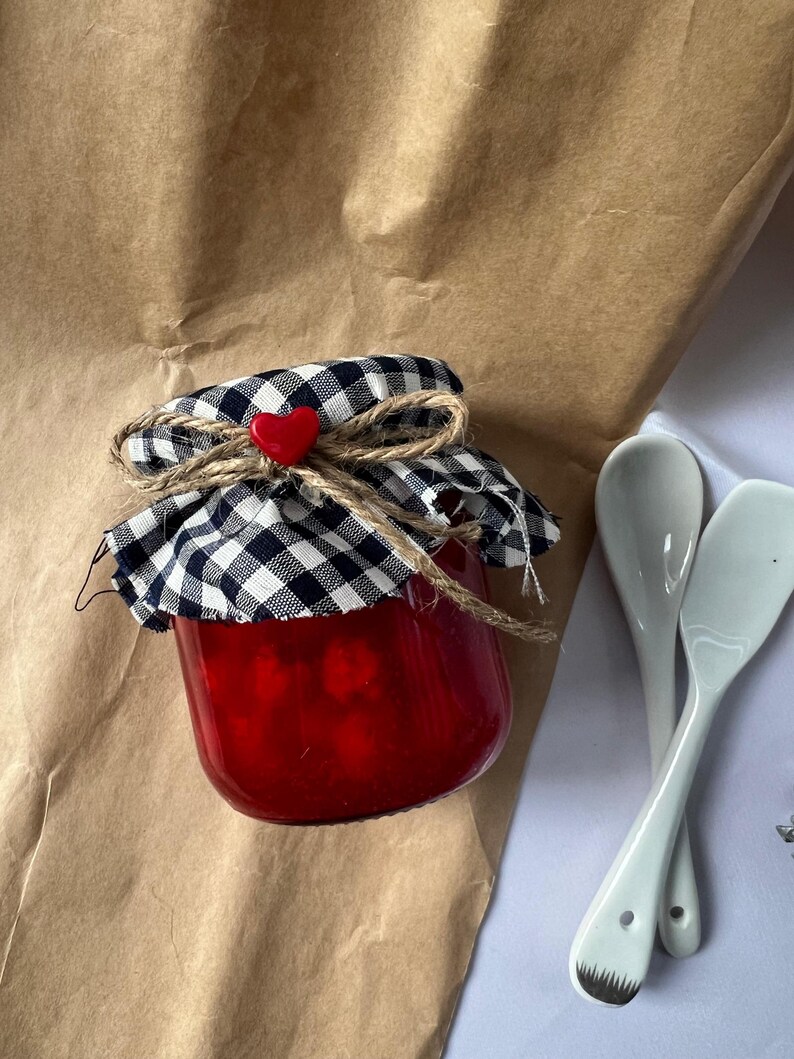 Handmade Raspberry Jam Candle, Rustic Kitchen Decor - Etsy