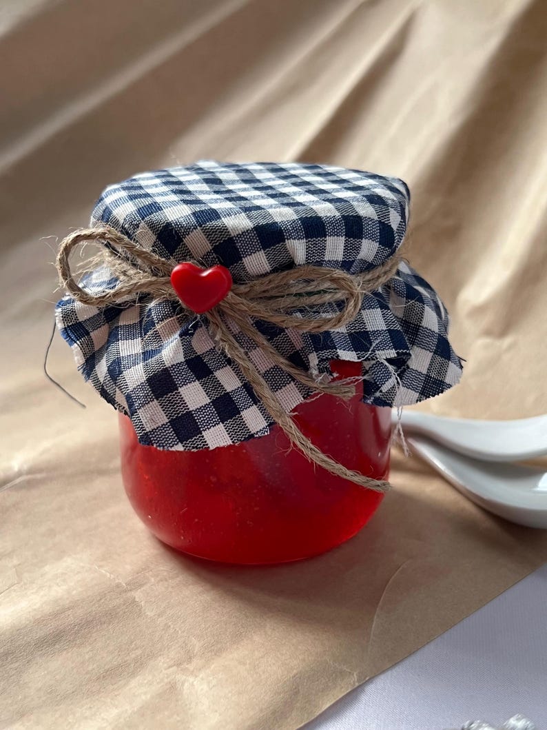 Handmade Raspberry Jam Candle, Rustic Kitchen Decor - Etsy