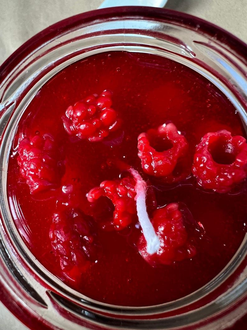 Handmade Raspberry Jam Candle, Rustic Kitchen Decor - Etsy