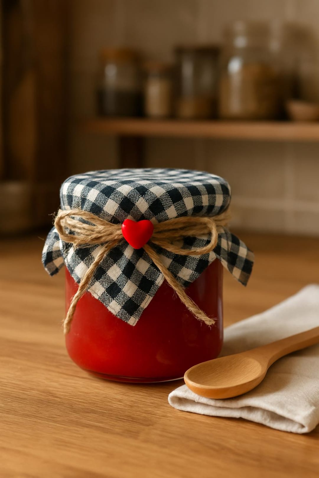 Handmade Raspberry Jam Candle, Rustic Kitchen Decor - Etsy