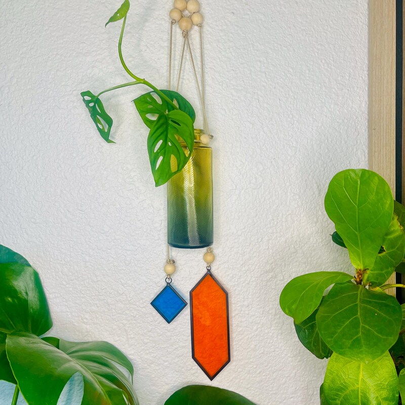 Stained Glass Planters - Etsy