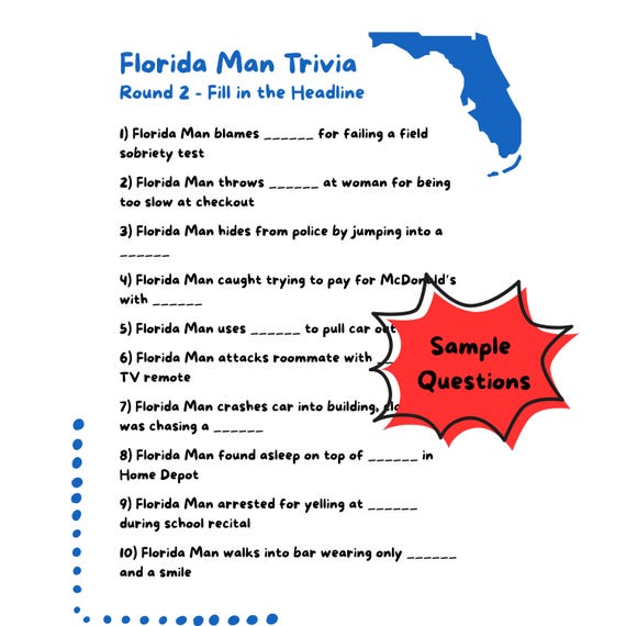 Infographic Florida Man