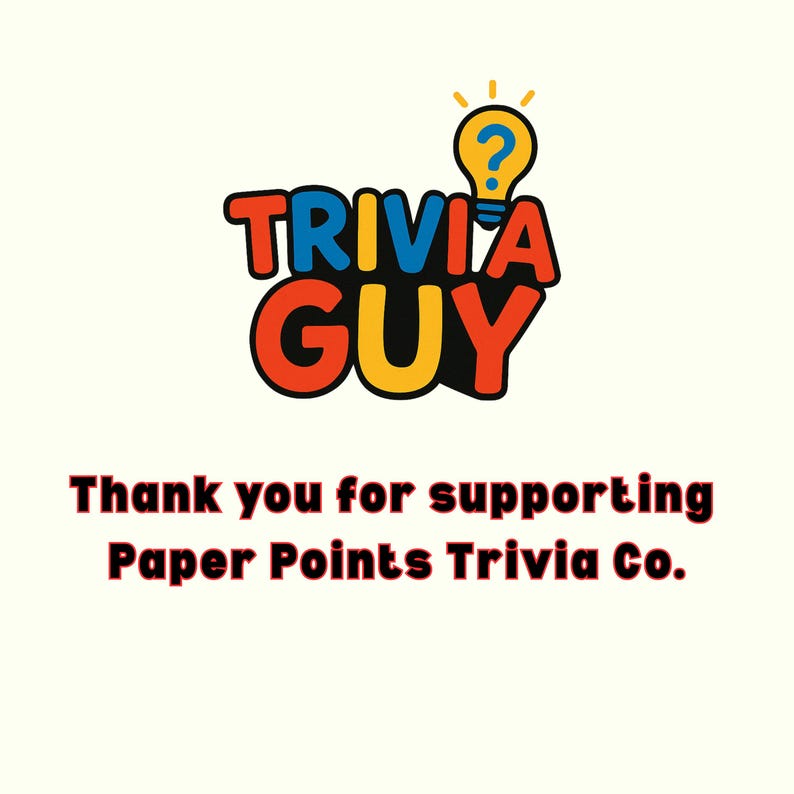 Christmas Trivia Game | Classic Holiday Party (PDF Download) - Etsy