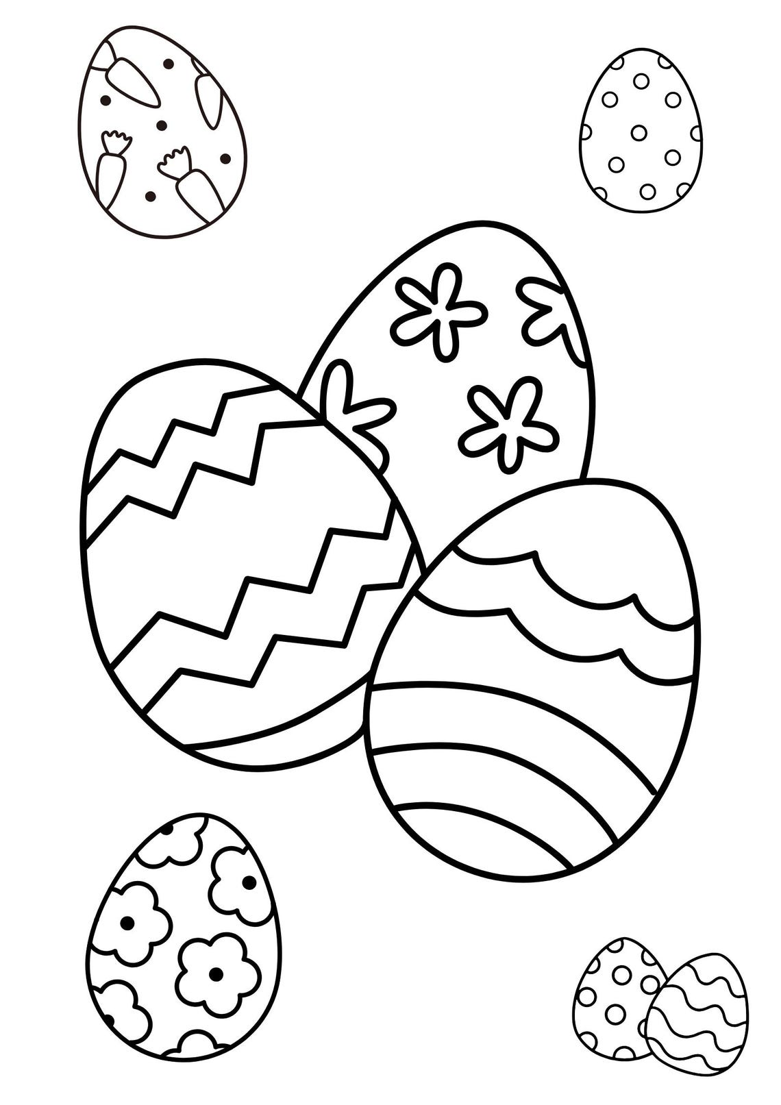 Easter Colouring Sheets Printable - for Kids - Age 2+ - Etsy
