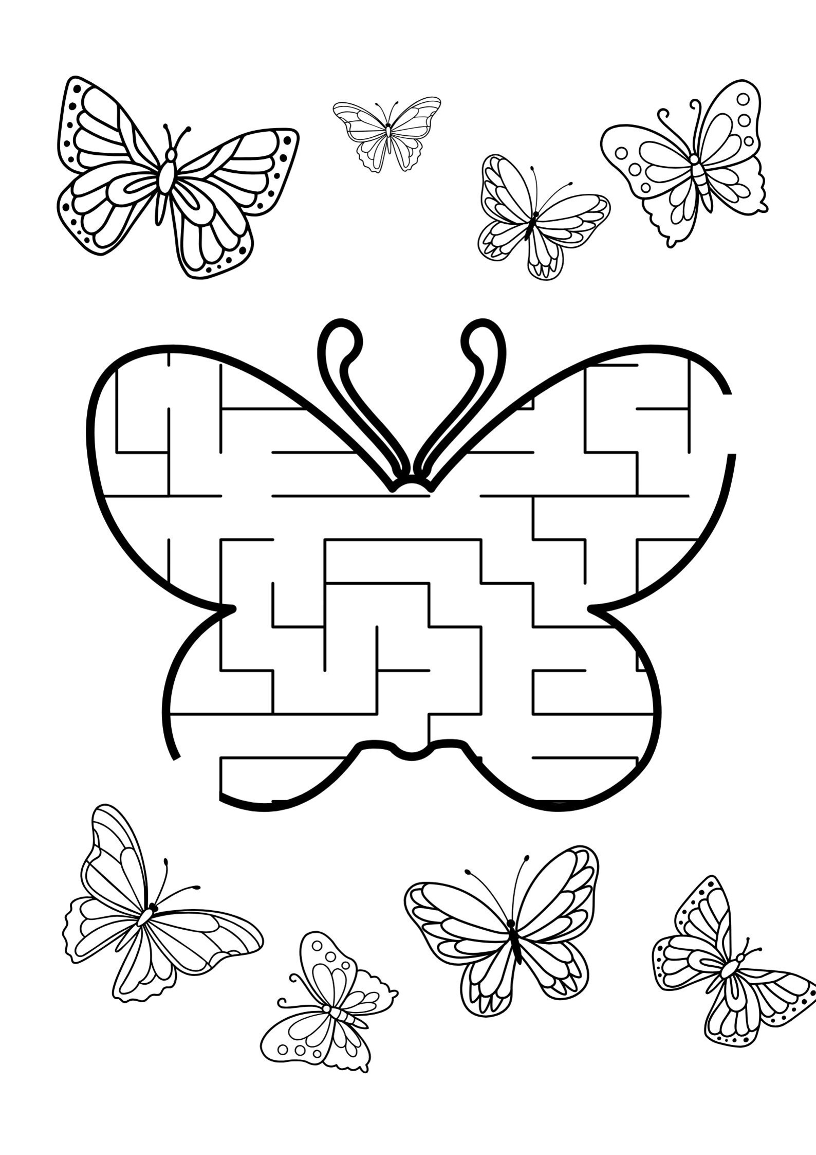 Maze Colouring Sheets Printable - for Kids - Age 8+ - Etsy