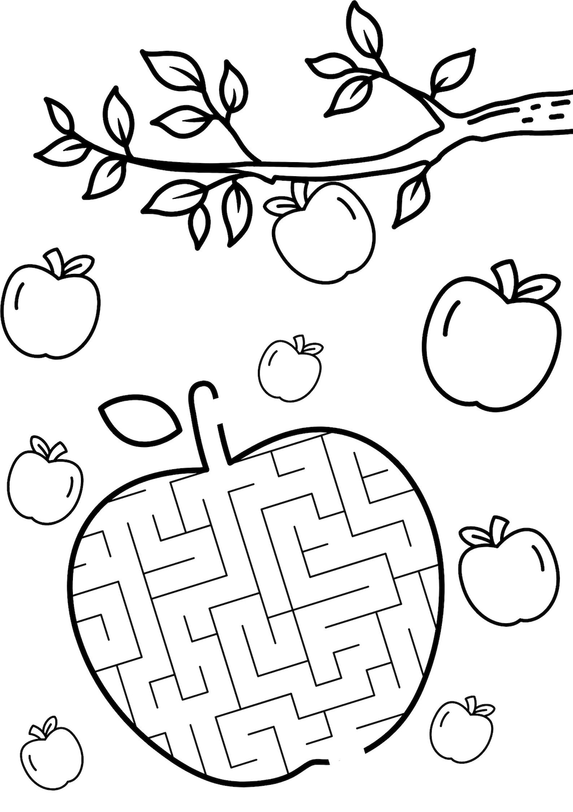 Maze Colouring Sheets Printable - for Kids - Age 8+ - Etsy
