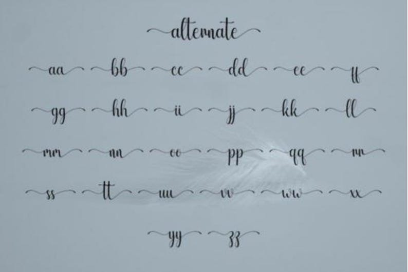 Calligraphy Font, Cursive Font | SVG, DXF, OTF, Ttf | Fonts Procreate ...