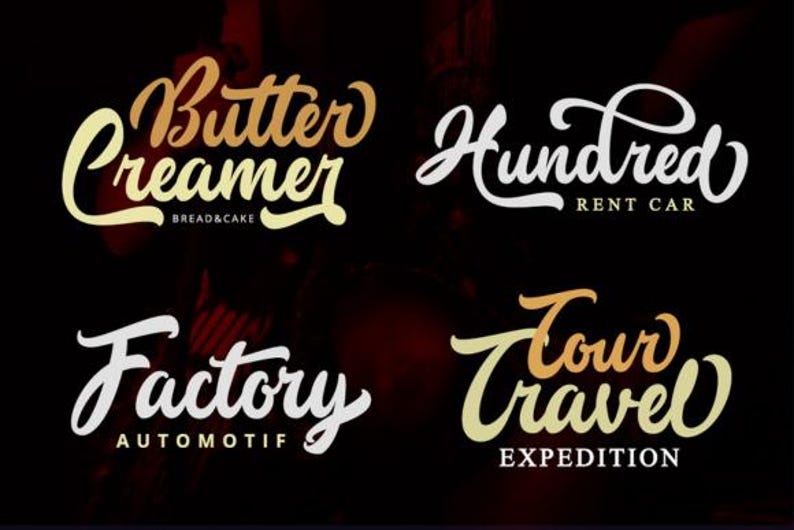Treasure Font Bundle, Cursive Font SVG, SVG Fonts, Signature Fonts ...